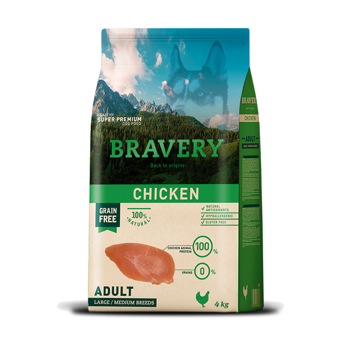 Bravery Pet Food: Exquisite Grain-Free Hypoallergenic Chicken for Adult ...